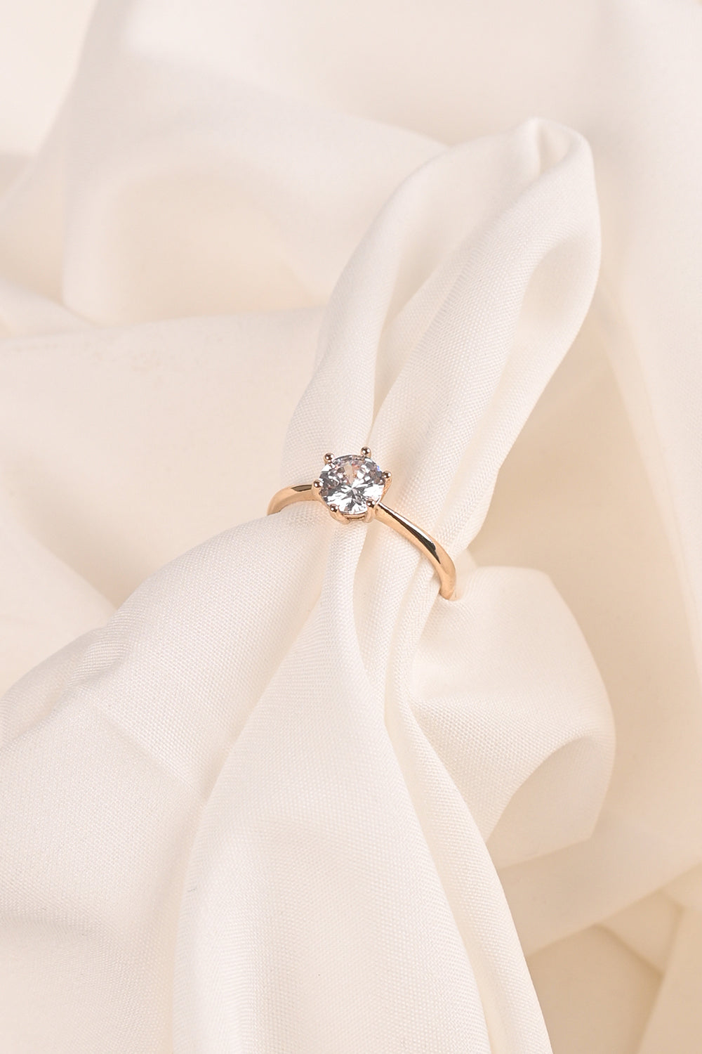 CZ-114 | One Stone Ring